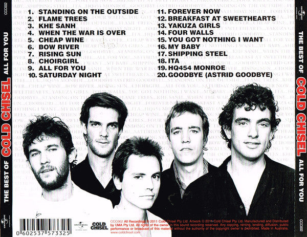 COLD CHISEL - THE BEST OF COLD CHISEL ALL FOR YOU – Red Edge Records