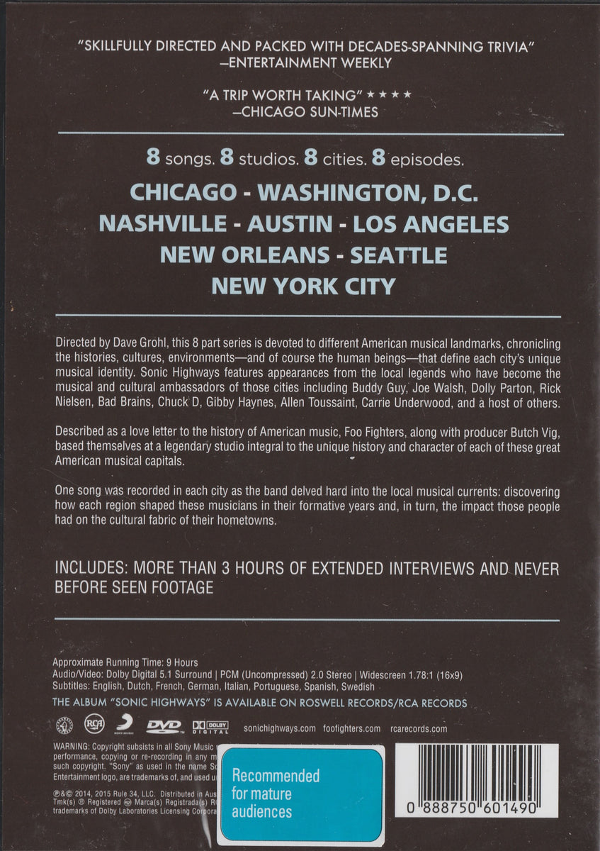 FOO FIGHTERS - SONIC HIGHWAYS – Red Edge Records